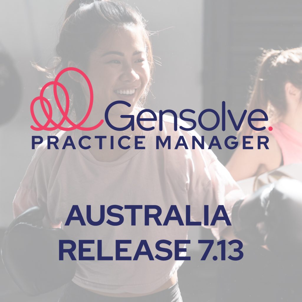 Gensolve Australia - 7.13 Release including bulk invoicing and VALDHUB.